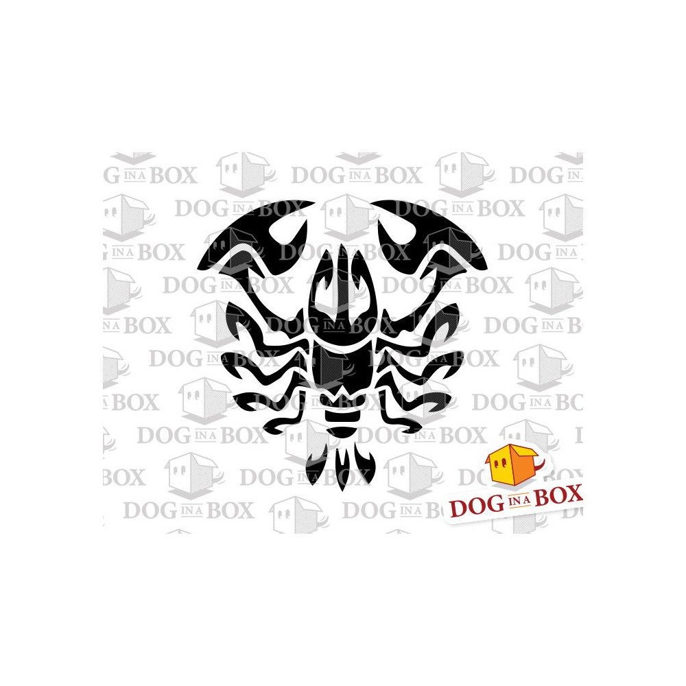 Cancer stencil n.3 - Tribal zodiac stencil to paint horoscope on walls ...